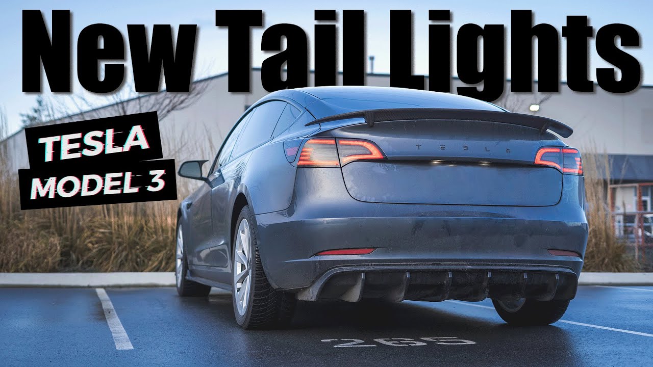 Changing Tesla model 3/Y tail lights! - YouTube