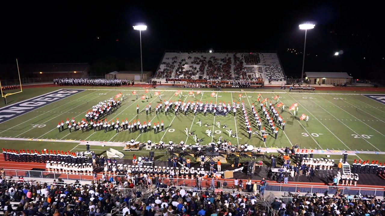 James Madison Mighty Maverick Band and Color Guard 9/18/2015 Halftime ...