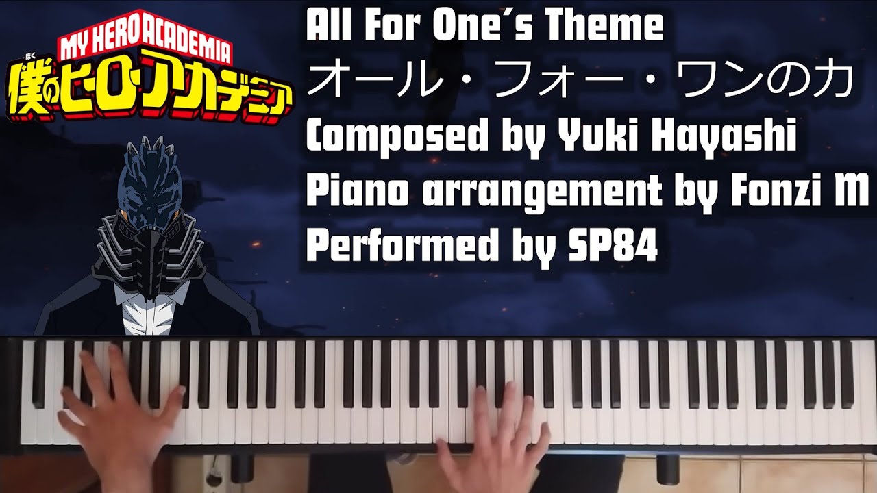 All For One's Theme - My Hero Academia OST [Piano] - YouTube