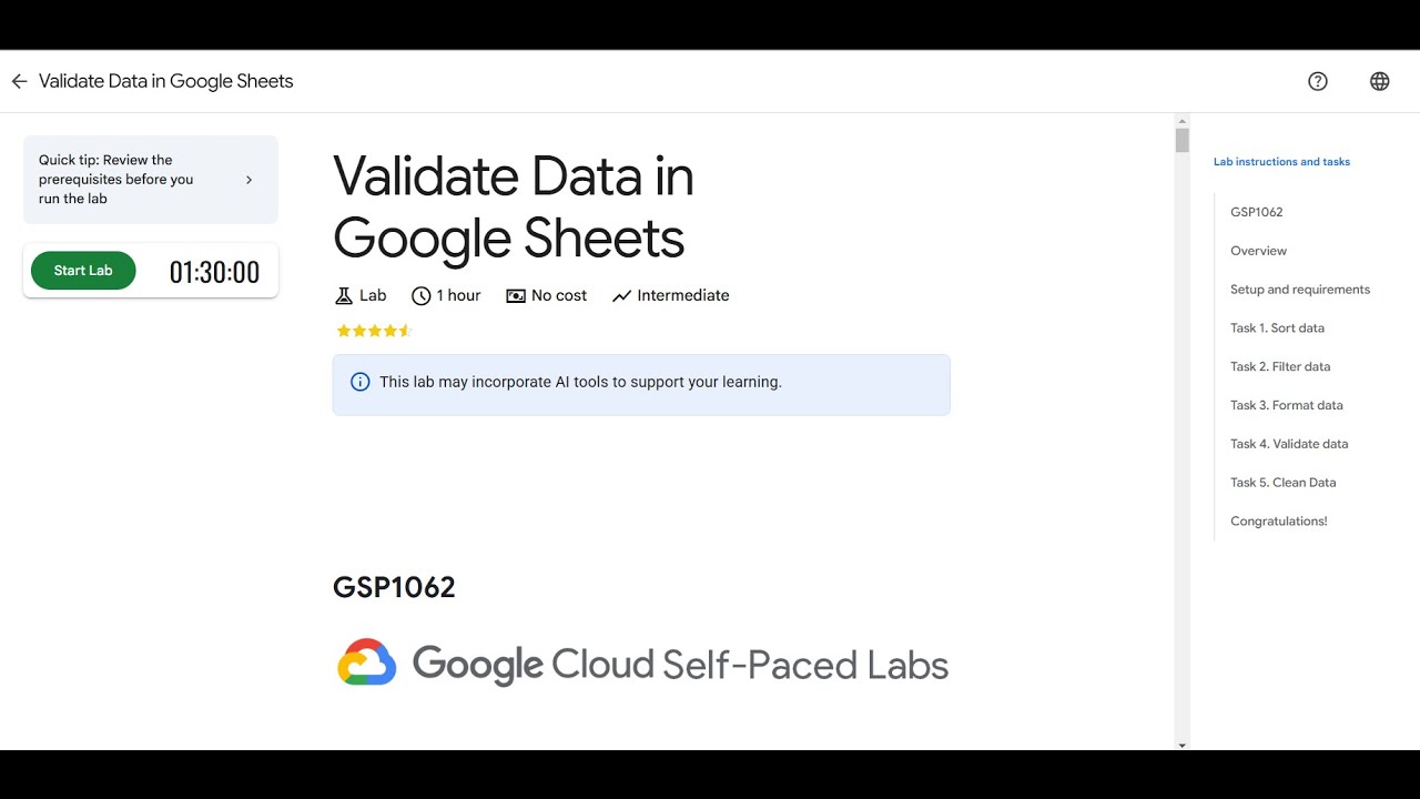 Validate Data in Google Sheets | Lab solution #arcade2025 - YouTube