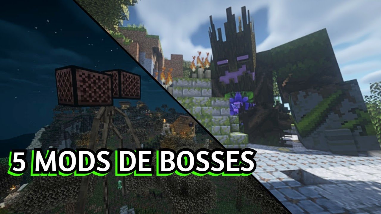 5 Mods de Varios Bosses - Minecraft 1.16.5 - YouTube