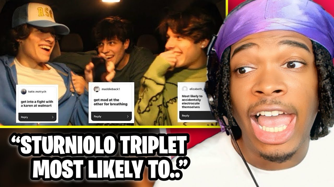 STURNIOLO TRIPLETS WHICH TRIPLET IS MOST LIKELY TO...? PART 2 - YouTube