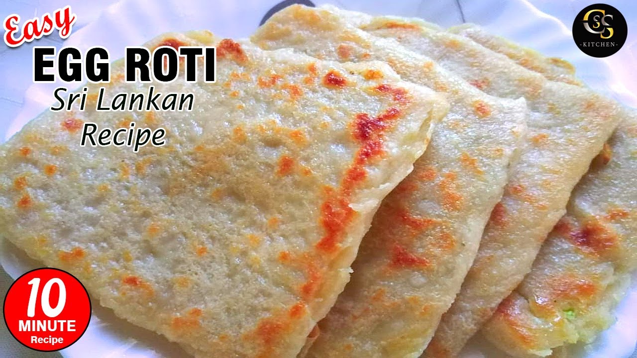 Egg Roti | Biththara Roti | 10 Minute Recipe | Easy Dinner Recipe # ...