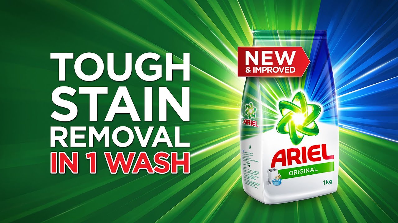 Tough Food Stain Removal in 1 Wash - YouTube