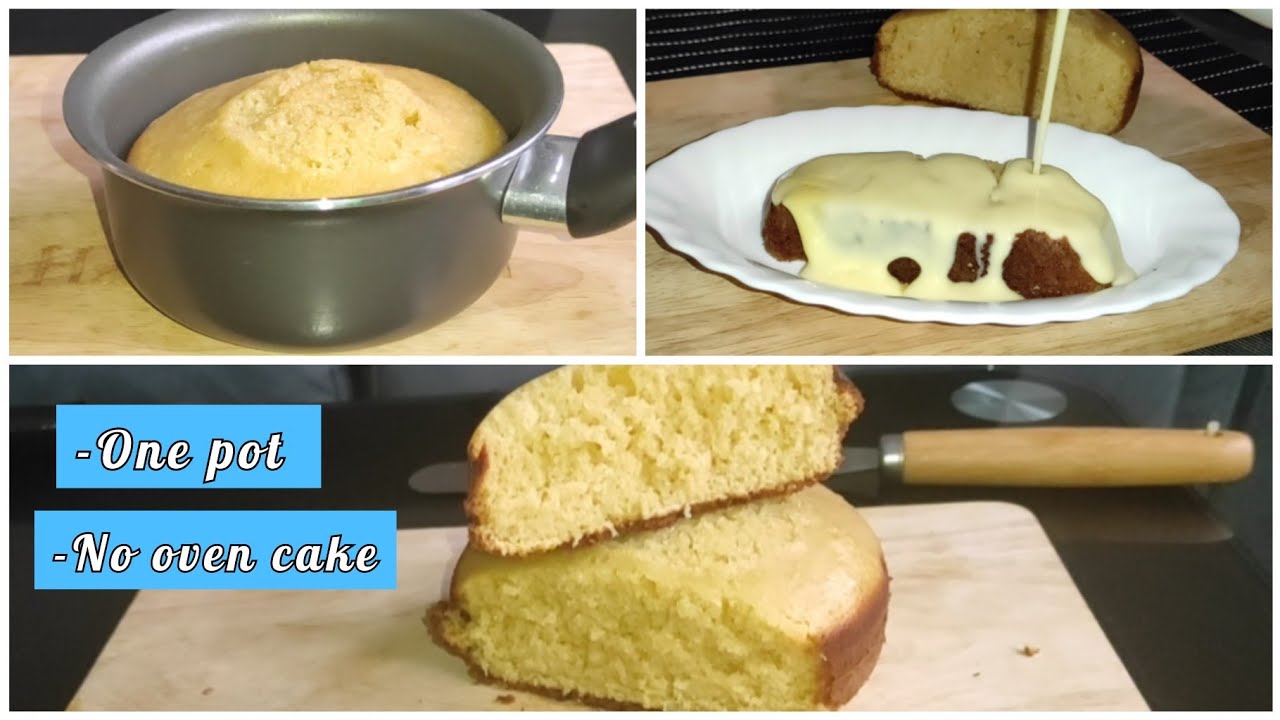 No oven | Easy one pot cake recipe - YouTube