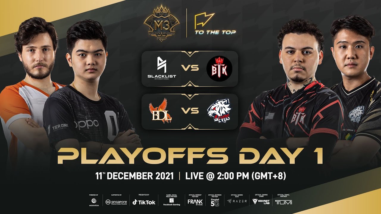 (ENGLISH) M3 Playoffs Day 1 | MLBB World Championship 2021 | Singapore ...