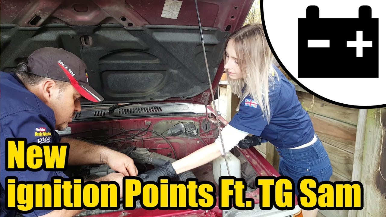 Fitting new ignition points Ft. Tool Girl Sam #1442 - YouTube
