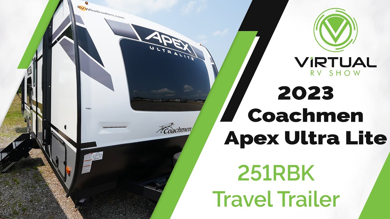 2023 Apex Ultra Lite 251RBK Travel Trailer Walk-Through - YouTube