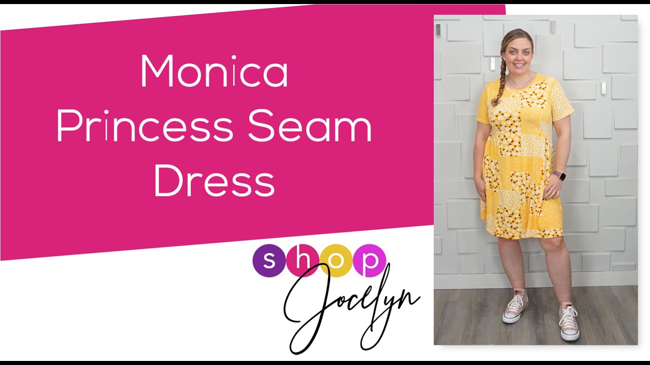 Monica Princess Seam Dress - YouTube