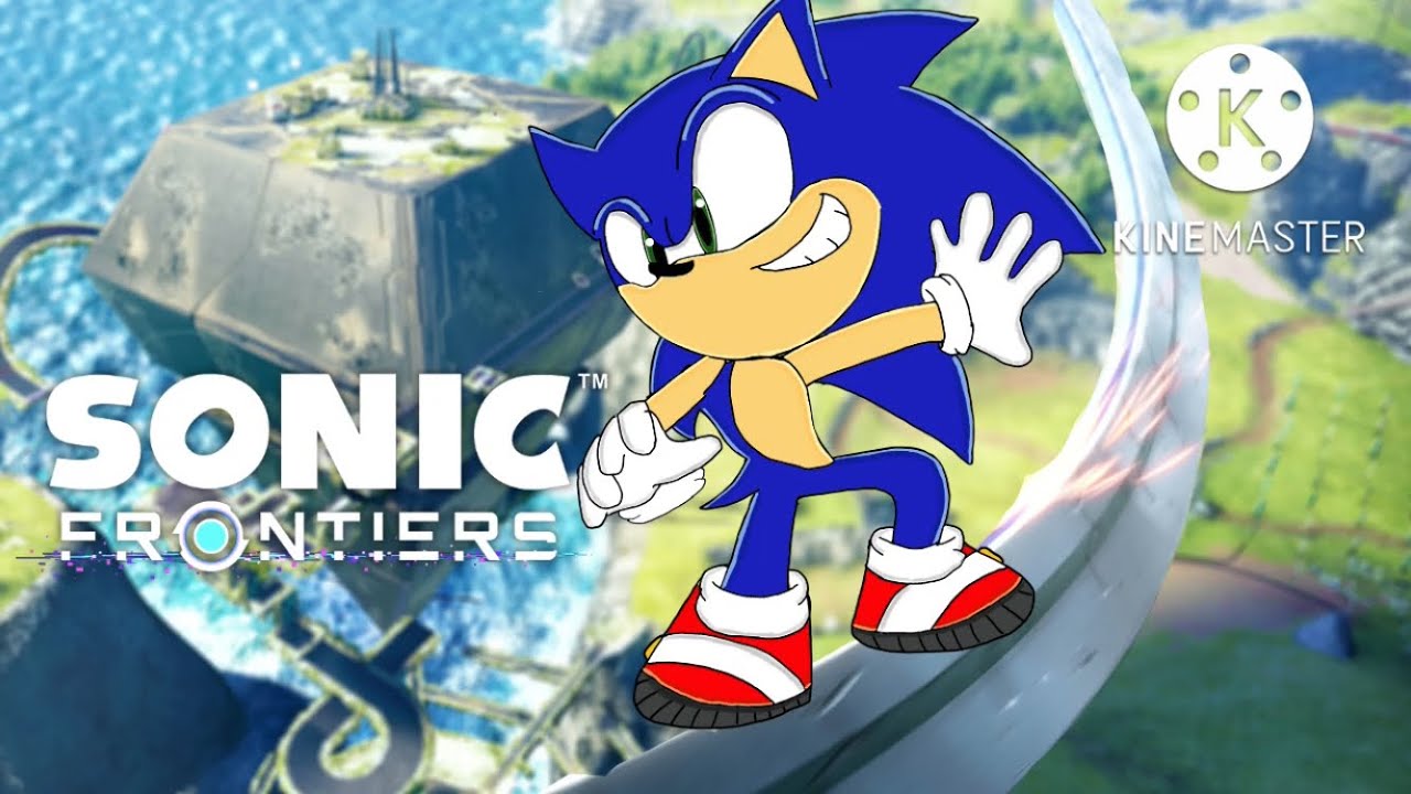 Speed drawing sonic frontiers - YouTube