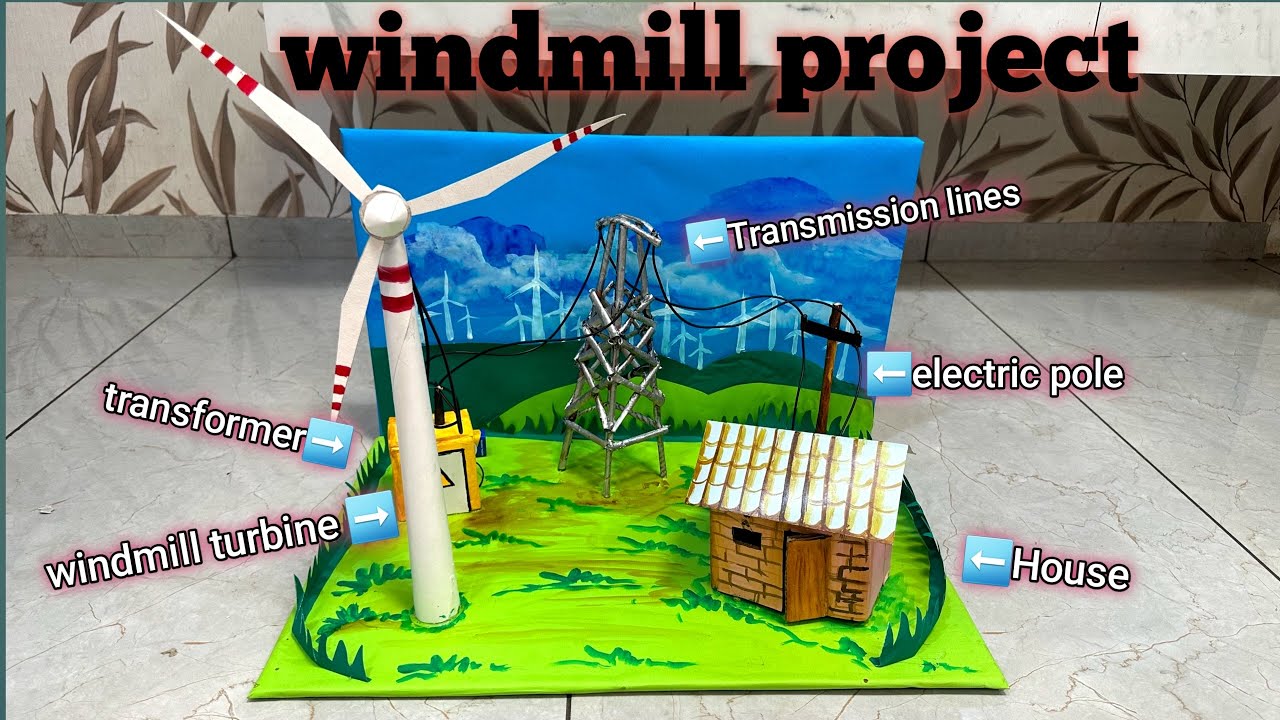 Windmill project | science project | school project for students ...
