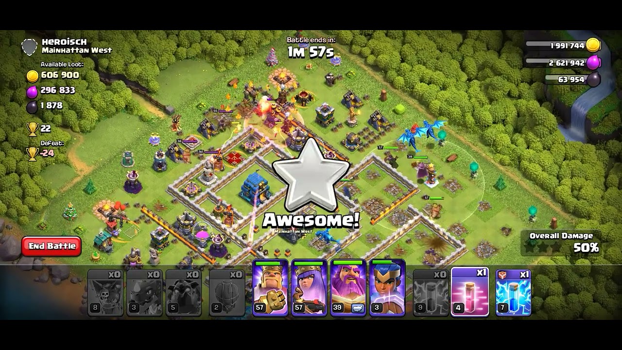 COC attack - YouTube