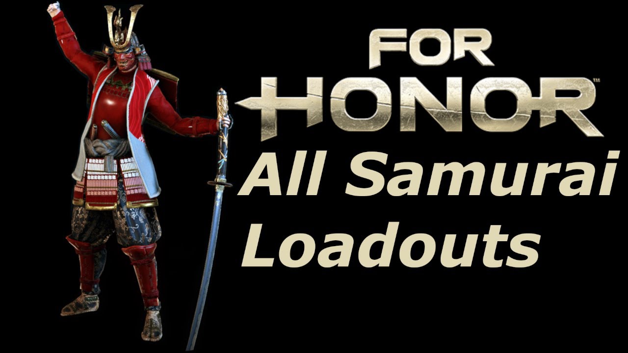 For Honor | All Samurai Fashion/Customization (22 Loadouts, all Rep 8 ...