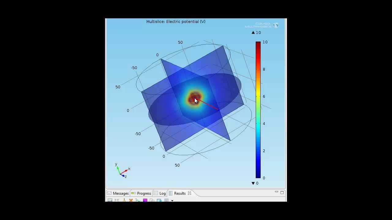 Differences in plotting line graphs for 2d and 3d models (COMSOL Multiphysics) - YouTube