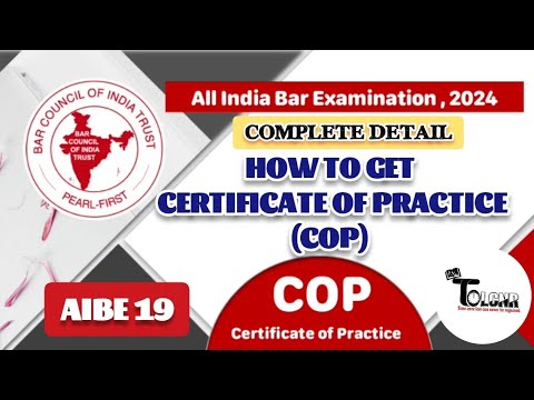 How to get Certificate of Practice (COP) | Certificate of practice for ...