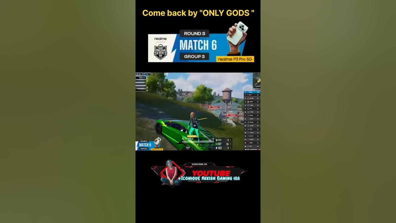 ONLY GODS WWCD| realme BGIS 2025 | Round 3 | Day 4 - G3 M6 #bgmi#bgis - YouTube