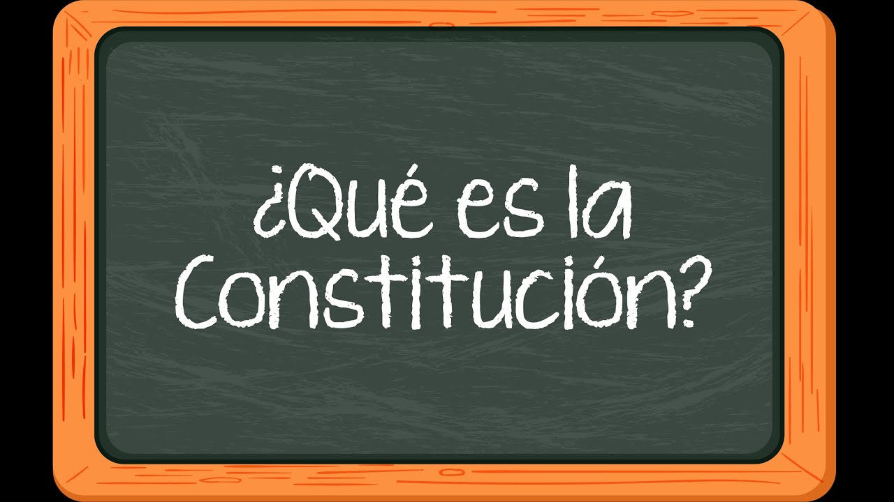 Aprendo mi constitución en casa capitulo 01 ¿Qué es la Constitución ...