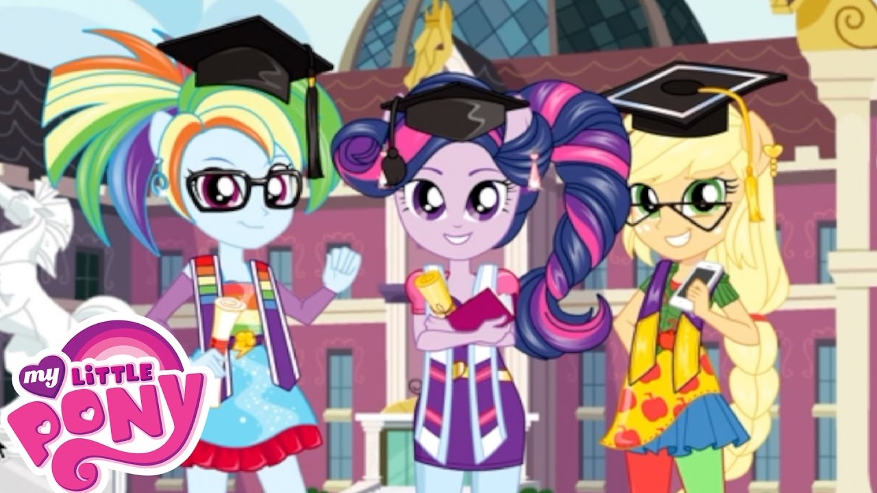 My Little Pony Equestria Girls Team Graduation Dress Up Game - YouTube