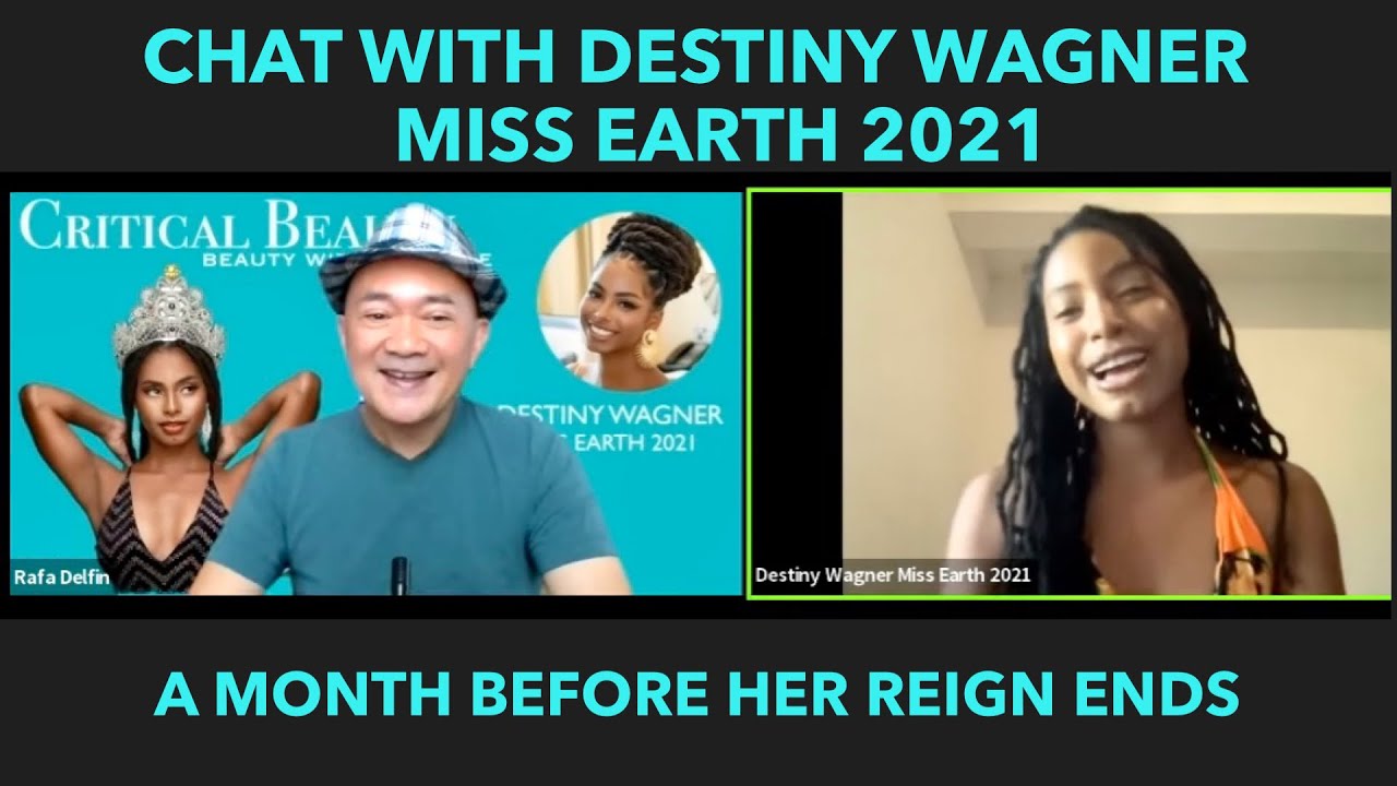 Chat With Destiny Wagner - Miss Earth 2021 - A Month Before Her Reign ...
