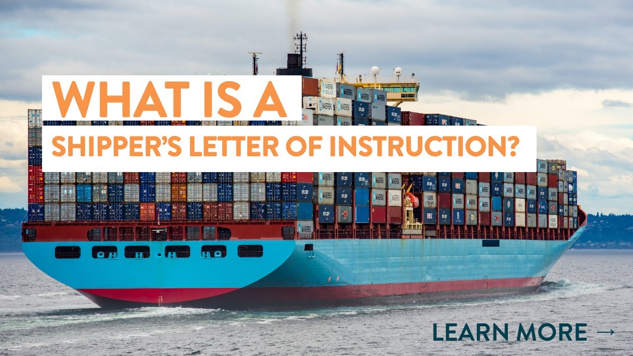 What is a Shipper's Letter of Instruction? - YouTube