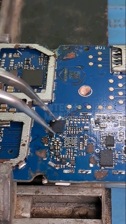 Jio phone F320b 4g network ic replacement || How to replace wtr 2965 ic in jio phone #jio # ...