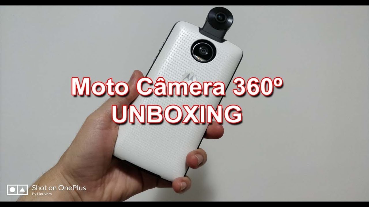 Motorola Moto (snap) Câmera 360º - UNBOXING - YouTube