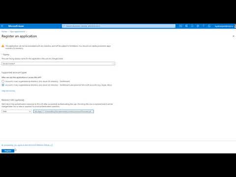 How to create Microsoft App - YouTube