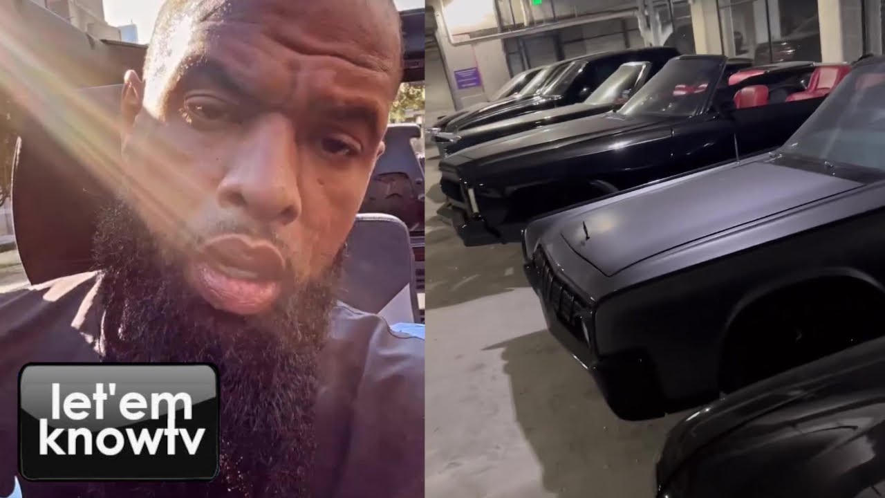 Houston Rapper Slim Thug Showing Off His Crazy Car Collection Which He ...