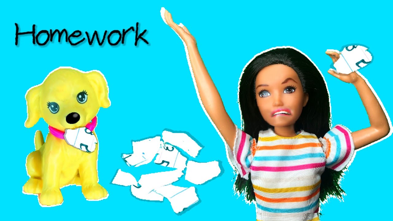 My Dog Ate My Homework! - Part 2 | Barbie High School - YouTube
