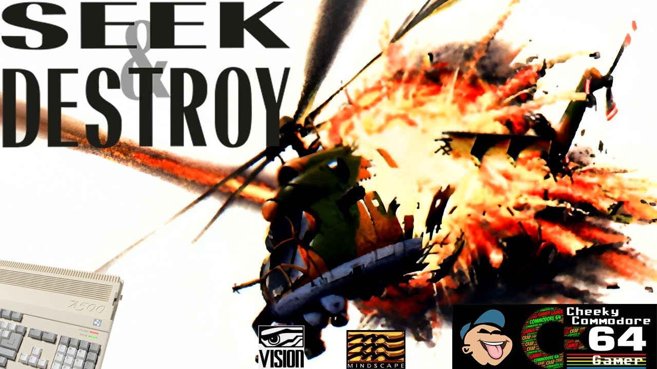 SEEK & DESTROY – Commodore Amiga (1993) | High‑Octane Helicopter ...
