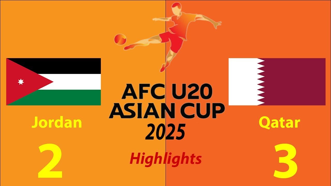 Jordan vs Qatar Highlights & All Goals | AFC Asian Cup U20 | 29.9.2024 ...