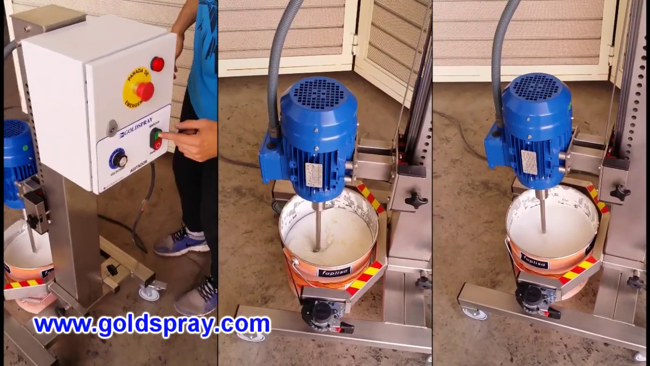 Agitador mezclador de pintura - YouTube