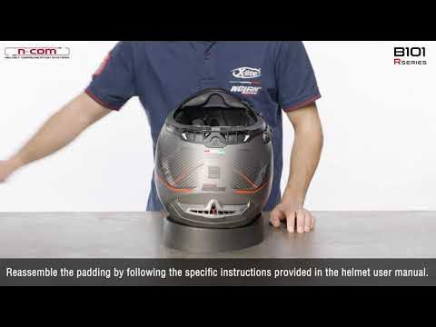 N-Com B101 R on Nolan N80-8 - YouTube