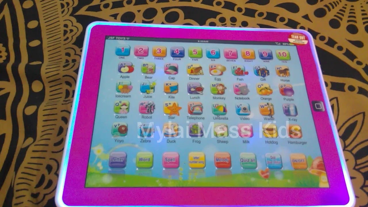 J-pad learning tab (Kids educational tablet) - YouTube