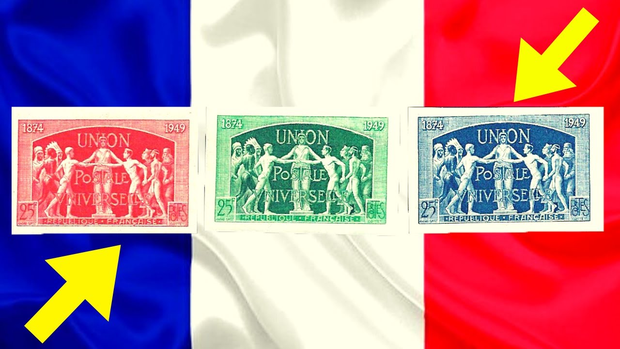 MOST VALUABLE RARE FRENCH STAMPS of values (1914 - 1949) - YouTube
