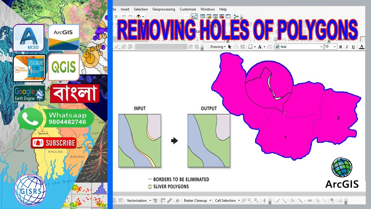 Eliminating Removing Holes Between Two Polygons In ArcGIS Clean eliminating-removing-holes-between-two-polygons-in-arcgis-clean
