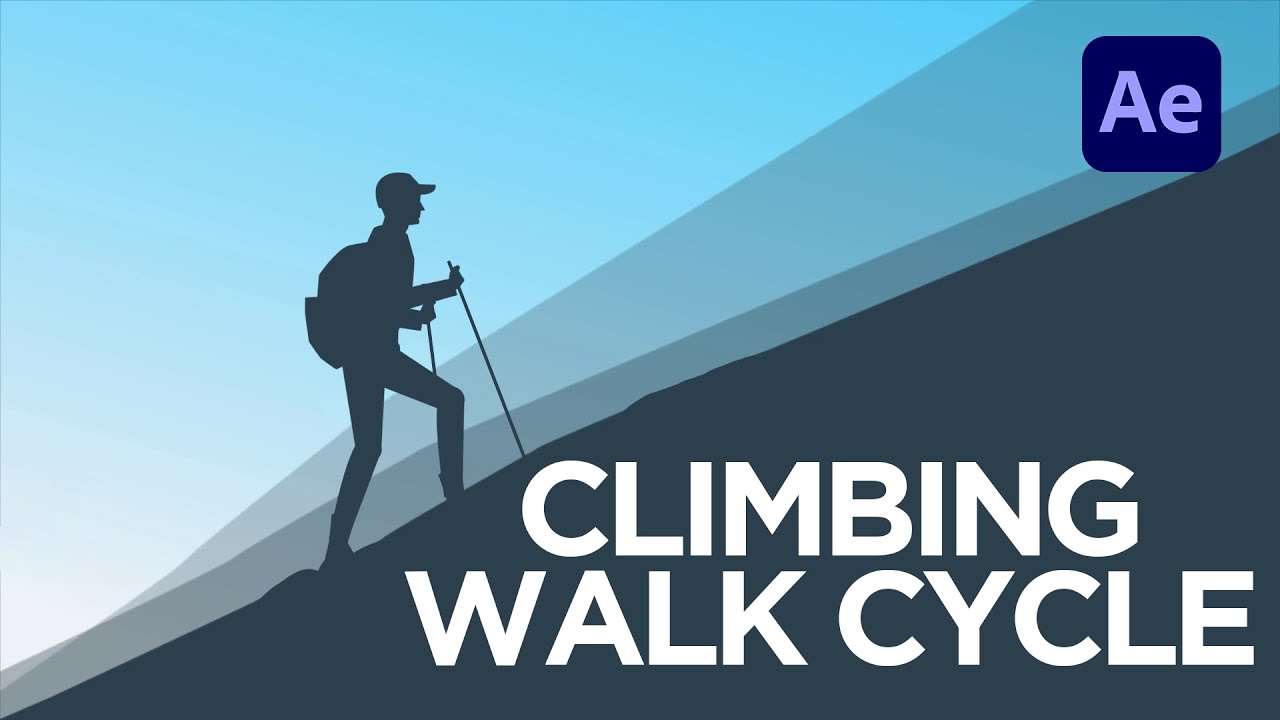 Climbing Walk Animation in After Effects | Walk Cycle Tutorial | DUIK ...