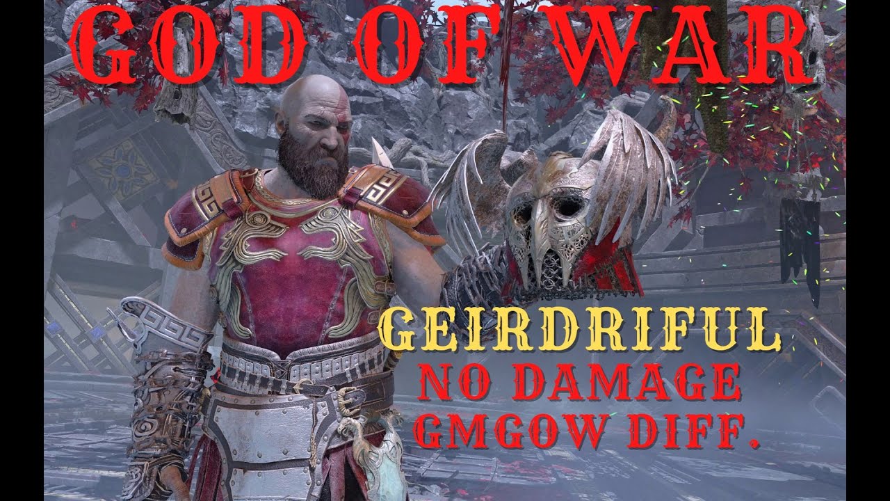God of War | Geirdriful Valkyrie Boss | No Damage | Give Me God of War ...