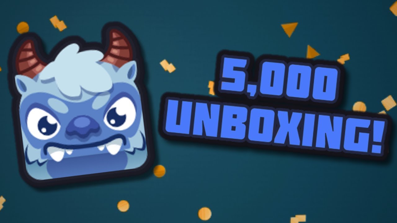 5,000 TOKEN UNBOXING (ICE MONSTERS PACK) - YouTube
