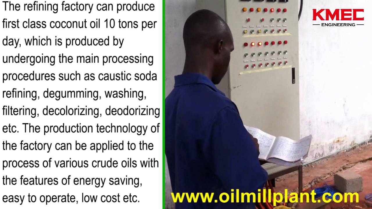mini oil refinery producing plant make your own vegetalbe oil - YouTube