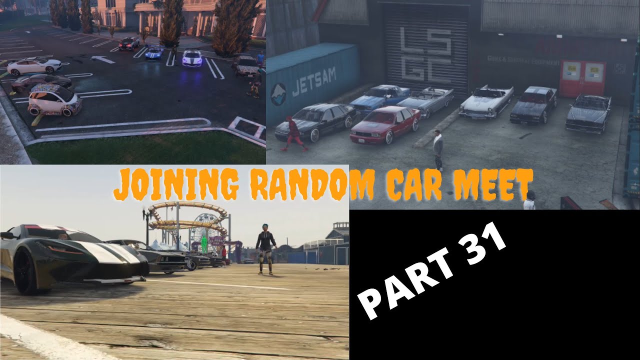 Random car meet PART 31 GTA V ONLINE - YouTube