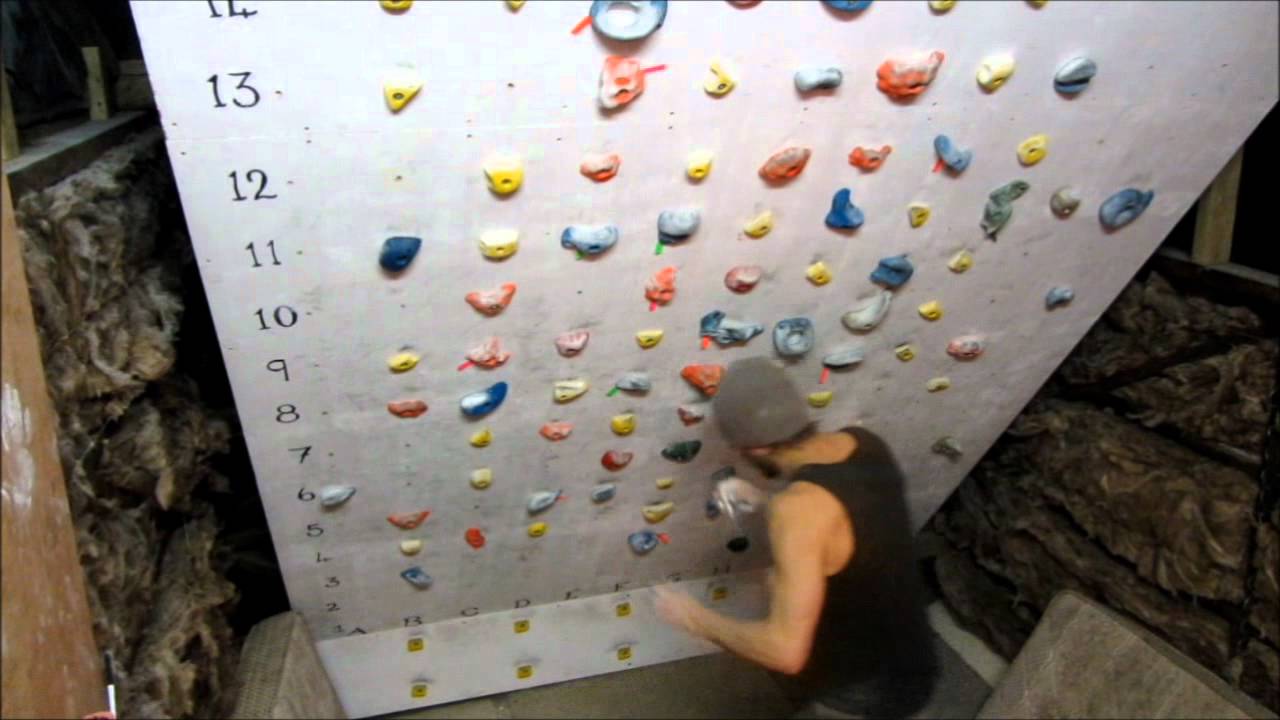 moonboard original school holds setup5 7c - YouTube