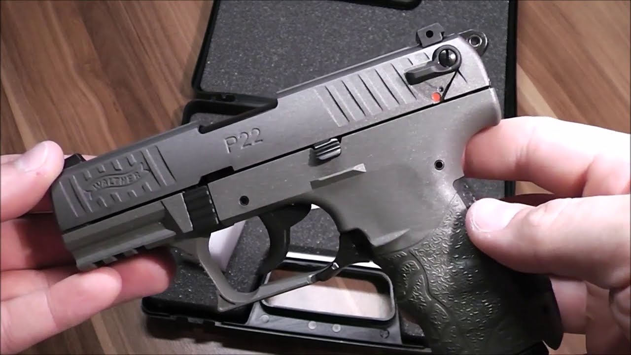 Walther P22Q "Tungsten Grey" // 9mmPAK // Schreckschusspistole Review ...