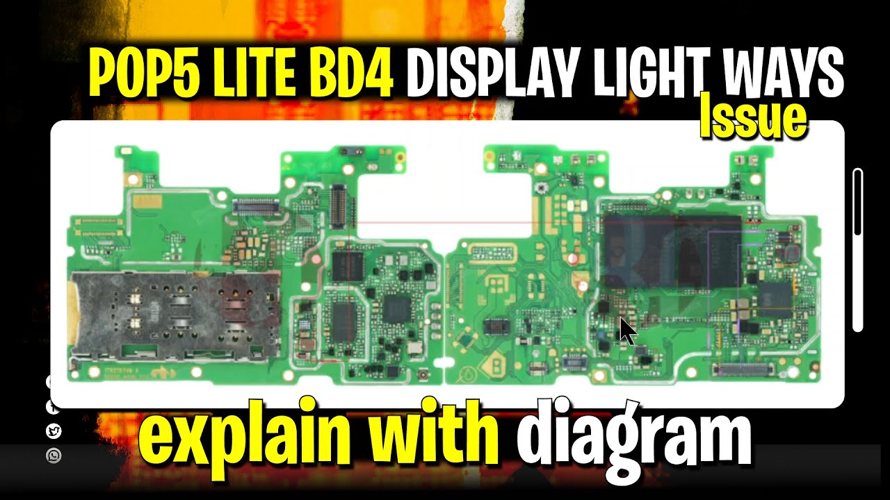 Step-by-Step POP5 LITE BD4 DISPLAY LIGHT WAYS Repair – Full Guide with ...