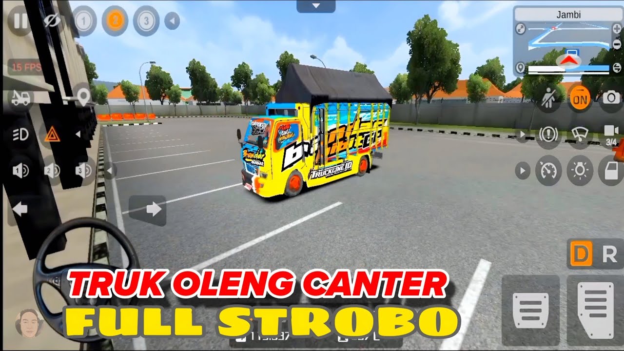 Truk Oleng Canter Full Strobo l Bus Simulator Indonesia l Gameplay ...
