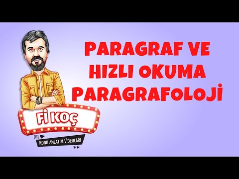 Paragraf ve Hızlı Okuma Paragrafoloji | Fi Koç |