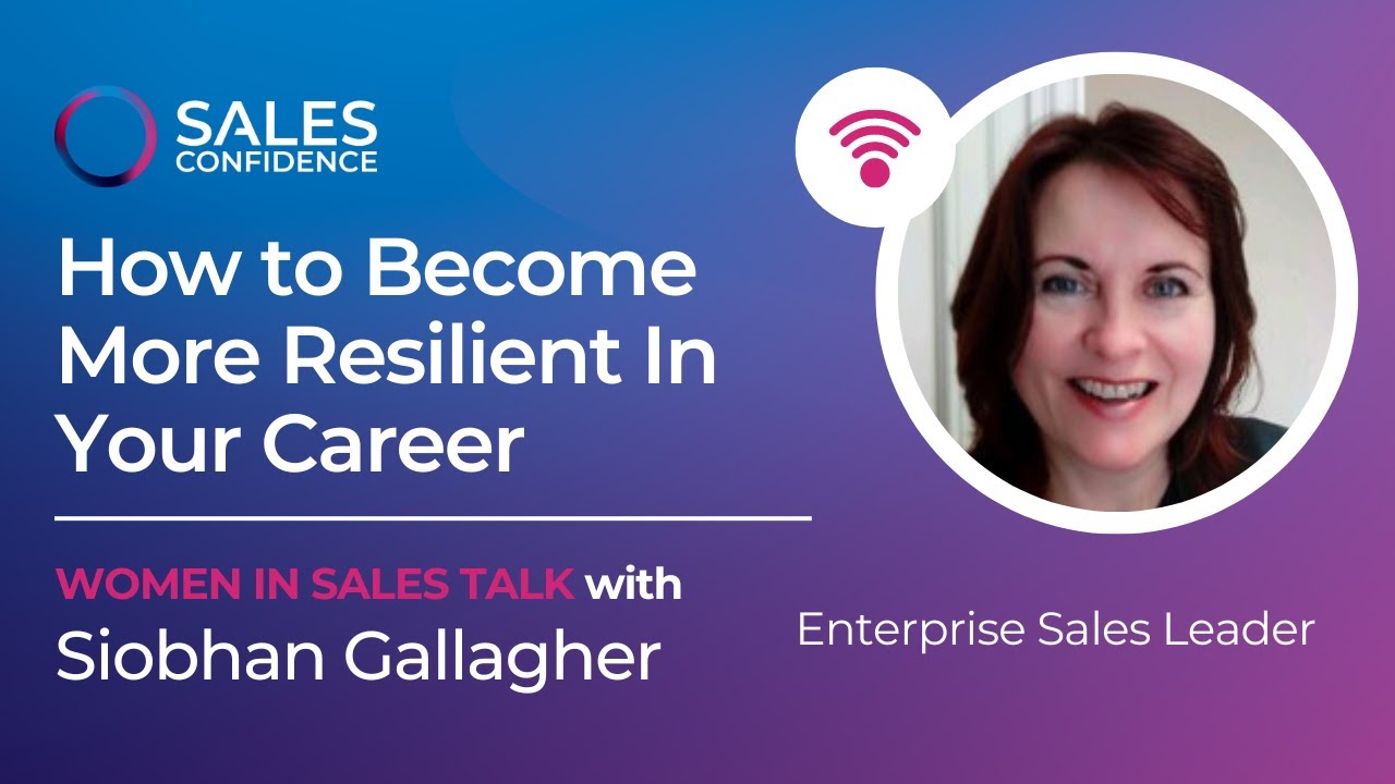 SALES GROWTH | How to Become More Resilient in Your Sales Career with ...