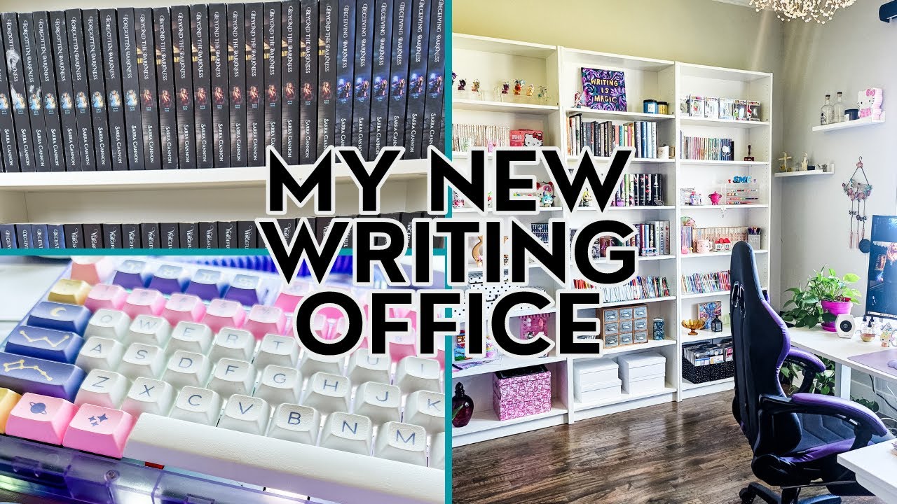 My Dream Writing Office Tour 🖤💻 SPOOKTACULAR 2024 - YouTube