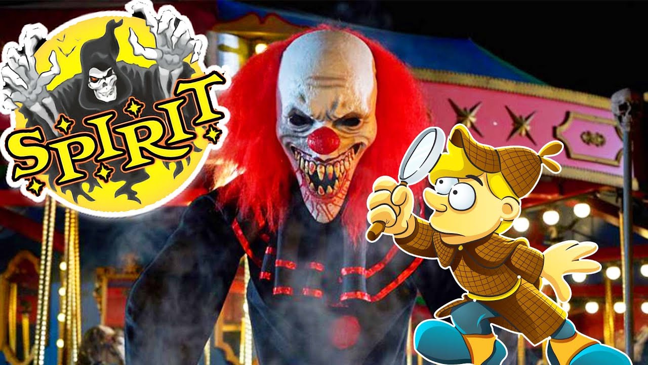 Unboxing 7 FEET TALL CROUCHY 🤡 Animatronic from Spirit Halloween - YouTube