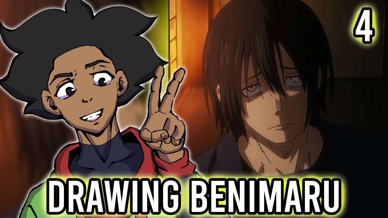 Drawing Benimaru from Fire Force! | Part #4 - YouTube